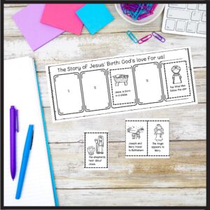 Christmas Bible Lesson & Activities 1st 2nd Primary Grades | Made By ...