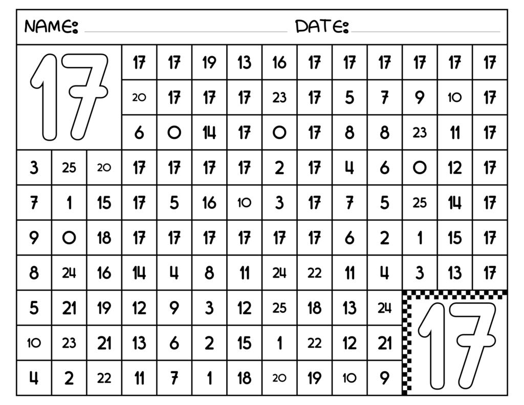Explore a World of Numbers with Number Find Mazes with solution | Made ...