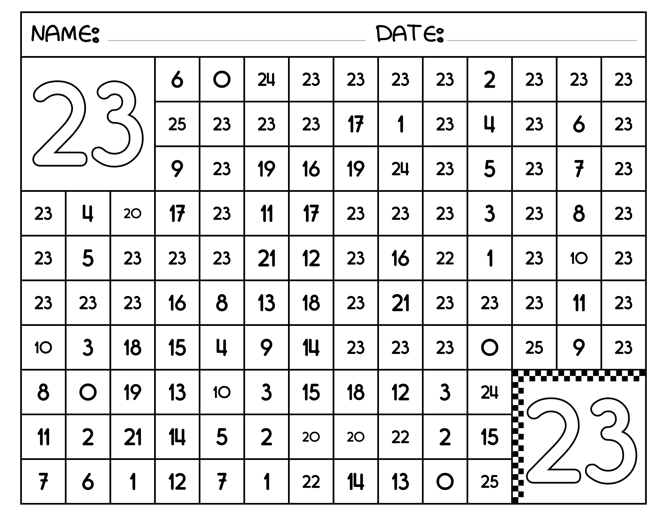 Explore a World of Numbers with Number Find Mazes with solution | Made ...