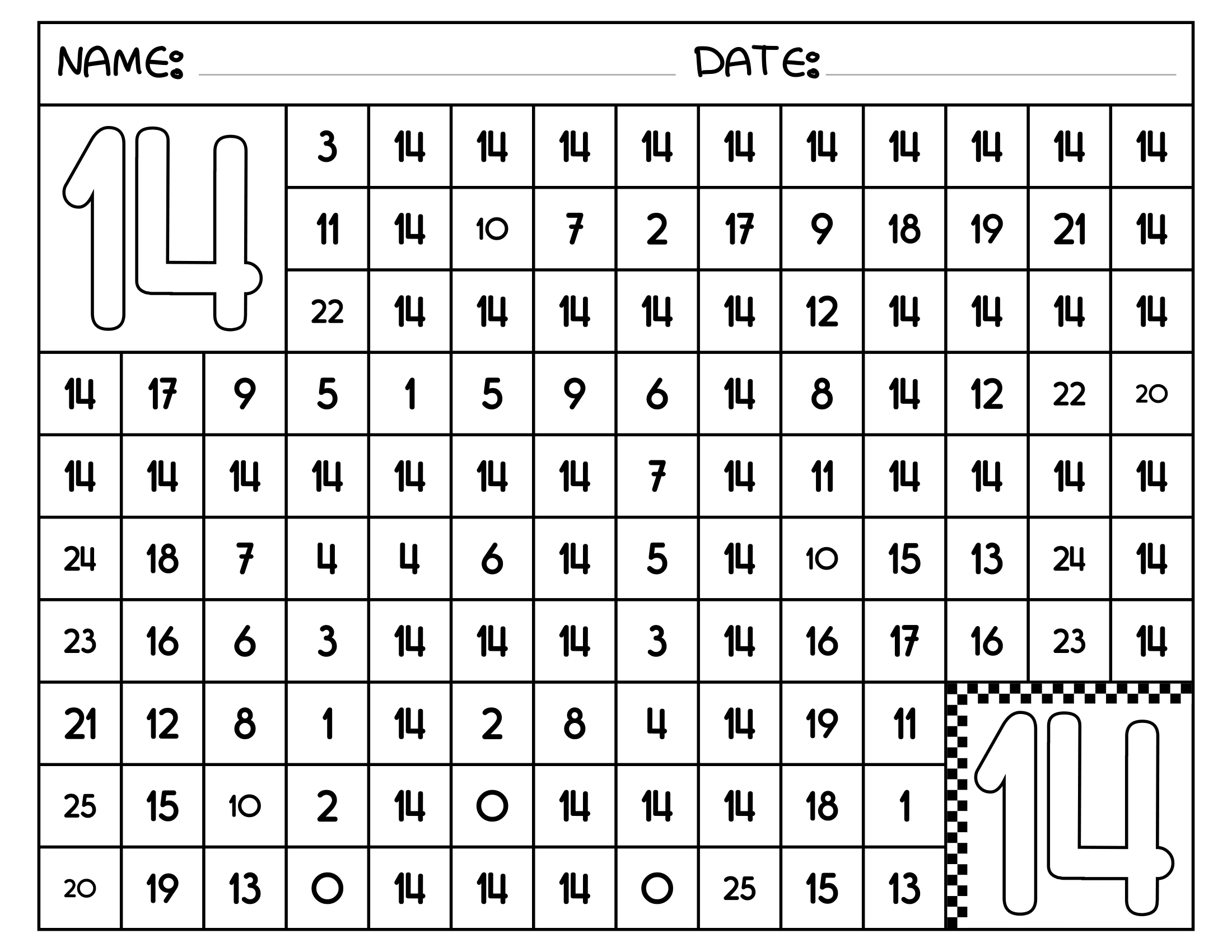Explore a World of Numbers with Number Find Mazes with solution | Made ...