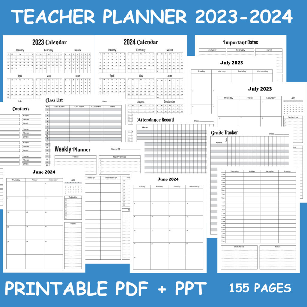 Teacher Lesson Planner 2023-2024 | Made By Teachers