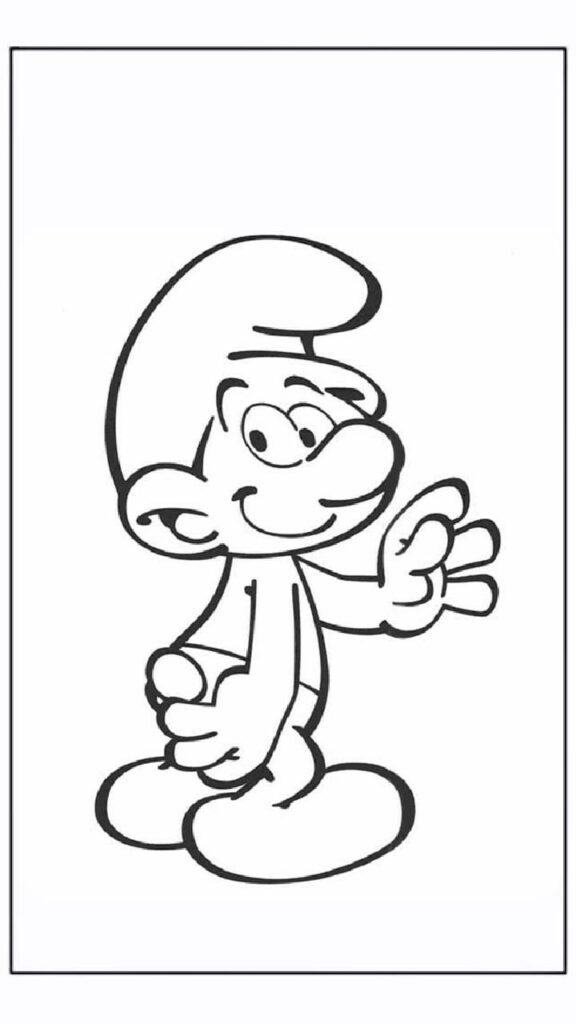The Smurfs colouring pages | Made By Teachers