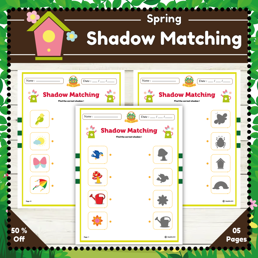 Spring Think Fast Challenge : Printable Worksheet for Kids | Made By ...