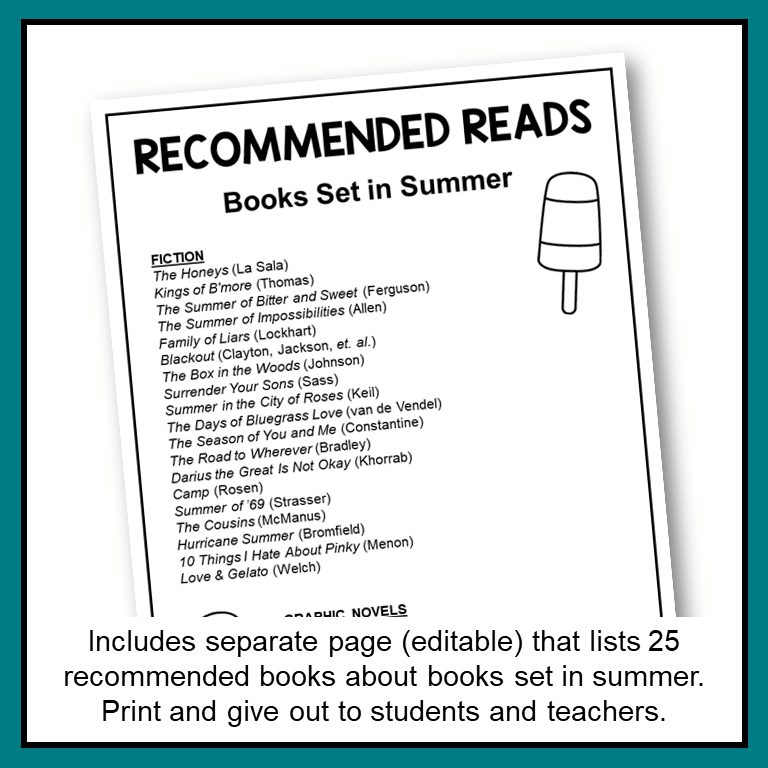 Summer Reading Digital Bulletin Board - Secondary Library Summer ...