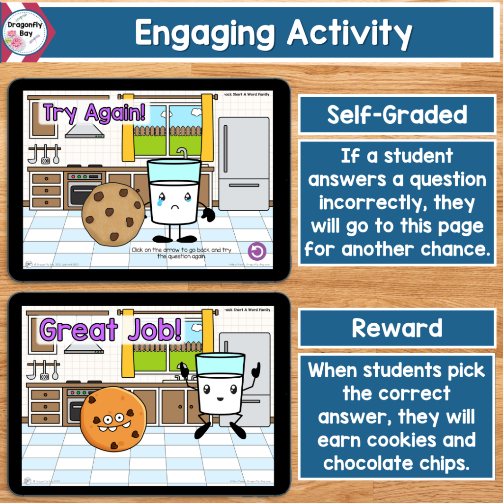 ack Short A Word Family Blending and Spelling Digital Game for ...