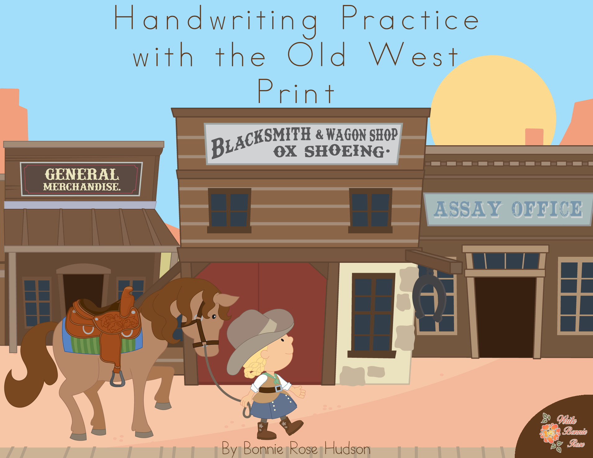 Handwriting Practice with the Old West: Print | Made By Teachers