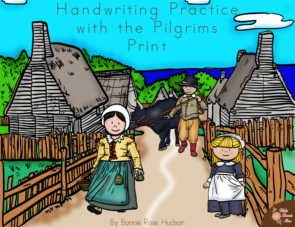 Handwriting Practice with the Pilgrims-Print | Made By Teachers
