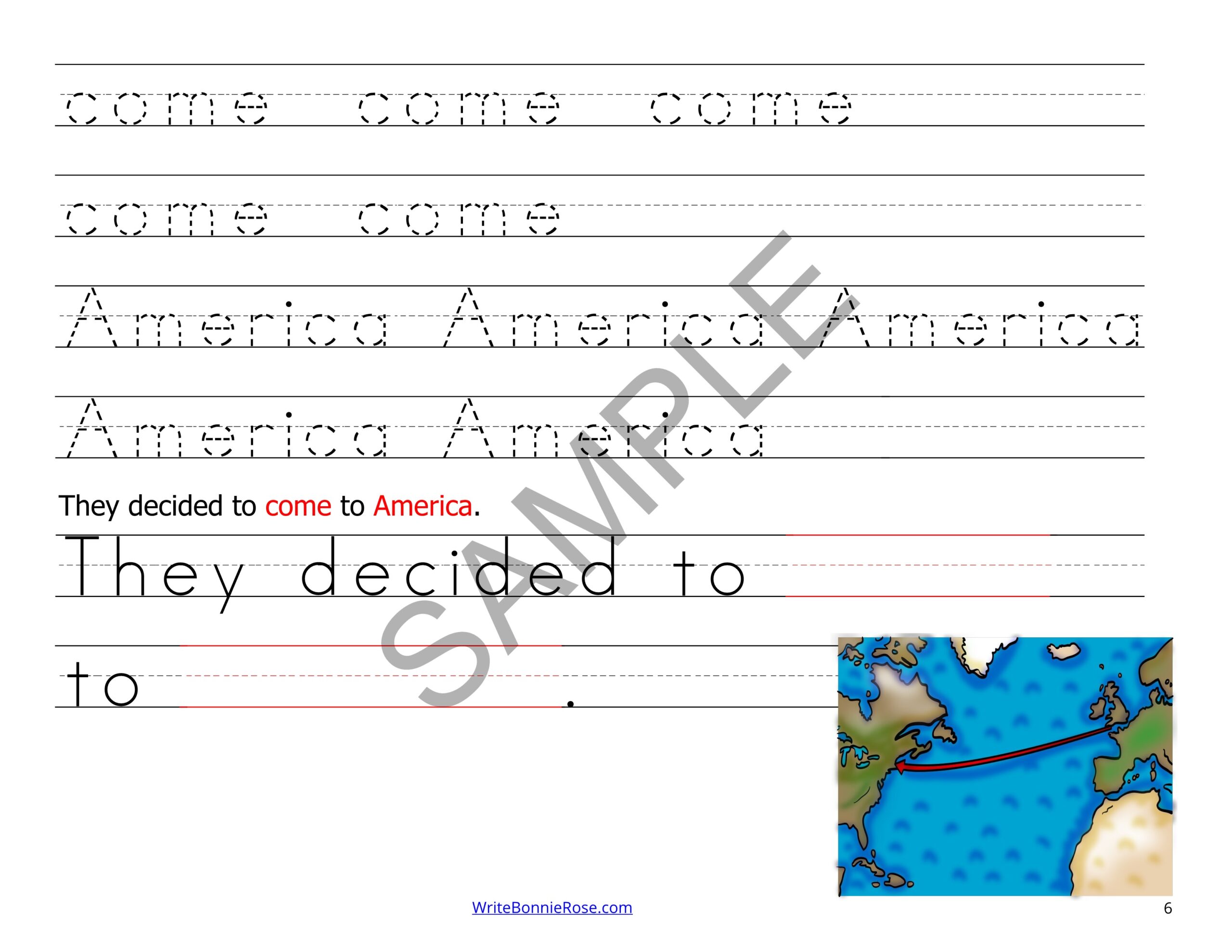 Handwriting Practice with the Pilgrims-Print | Made By Teachers