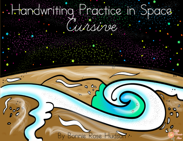 Handwriting Practice in Space-Cursive | Made By Teachers
