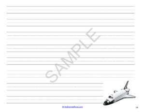 Handwriting Practice in Space-Cursive | Made By Teachers