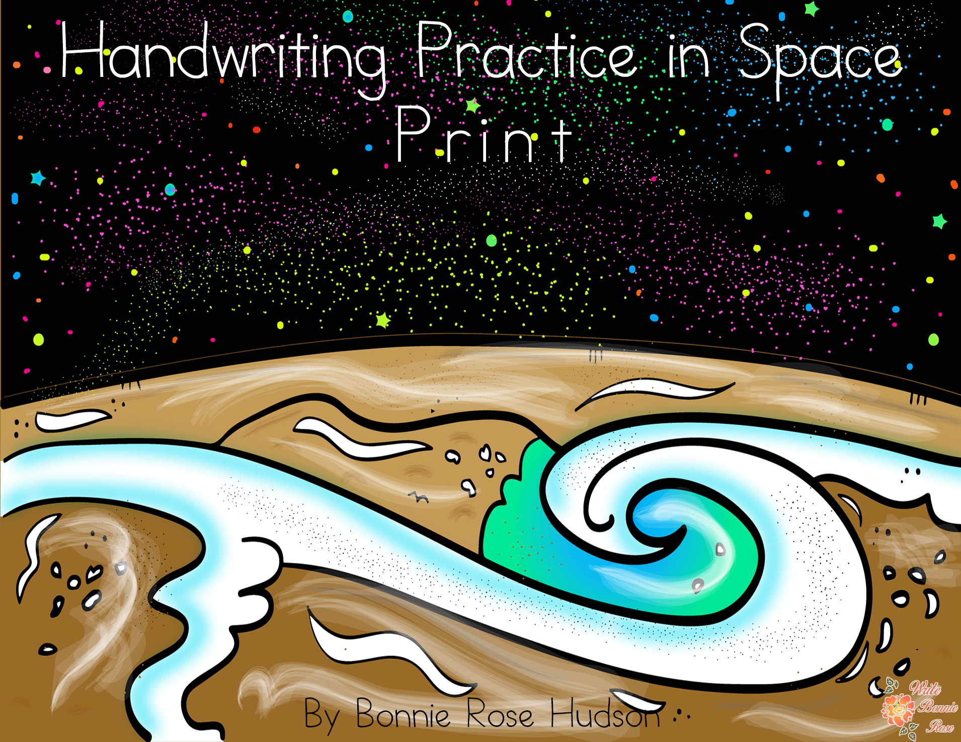 Handwriting Practice in Space-Print | Made By Teachers