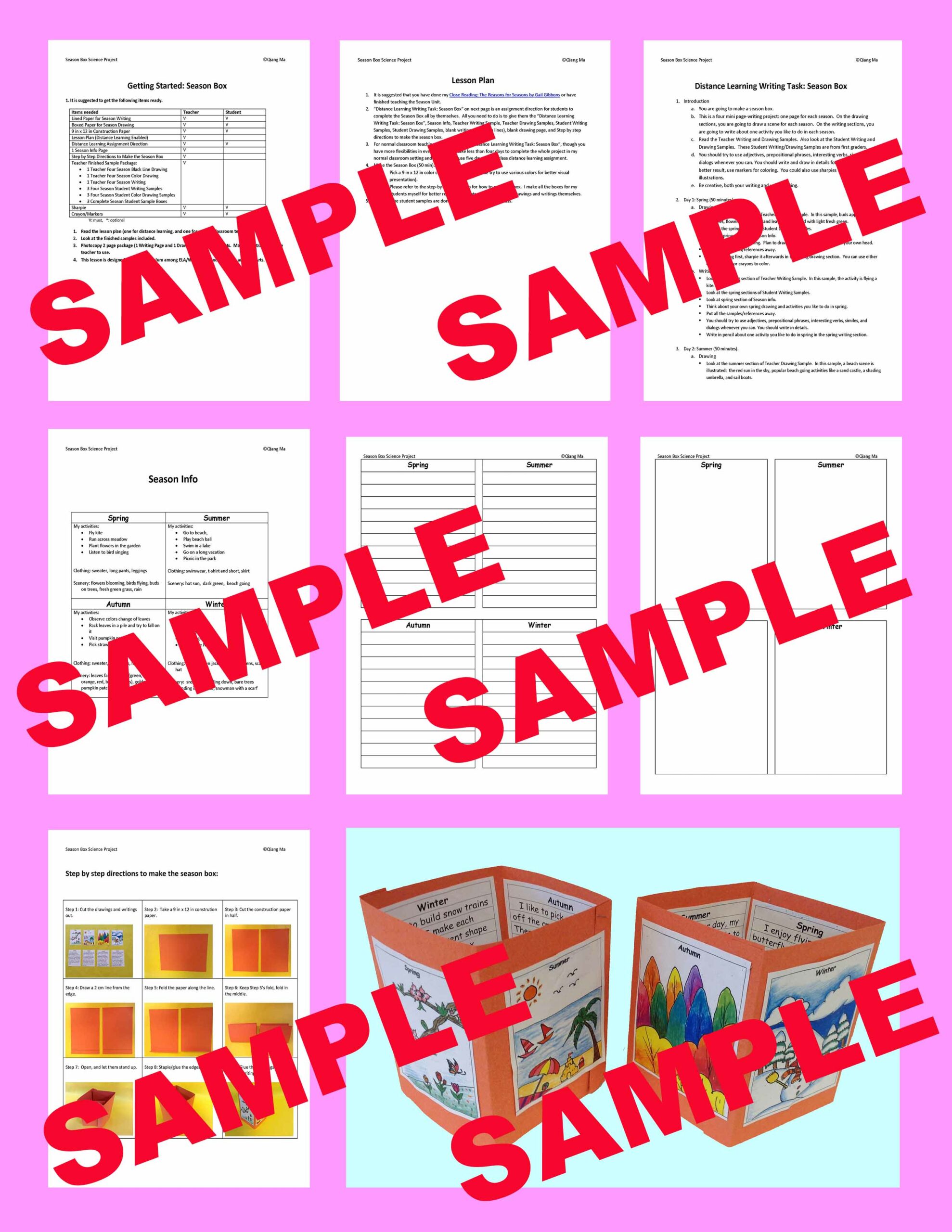 Science Project: Season Box | Made By Teachers