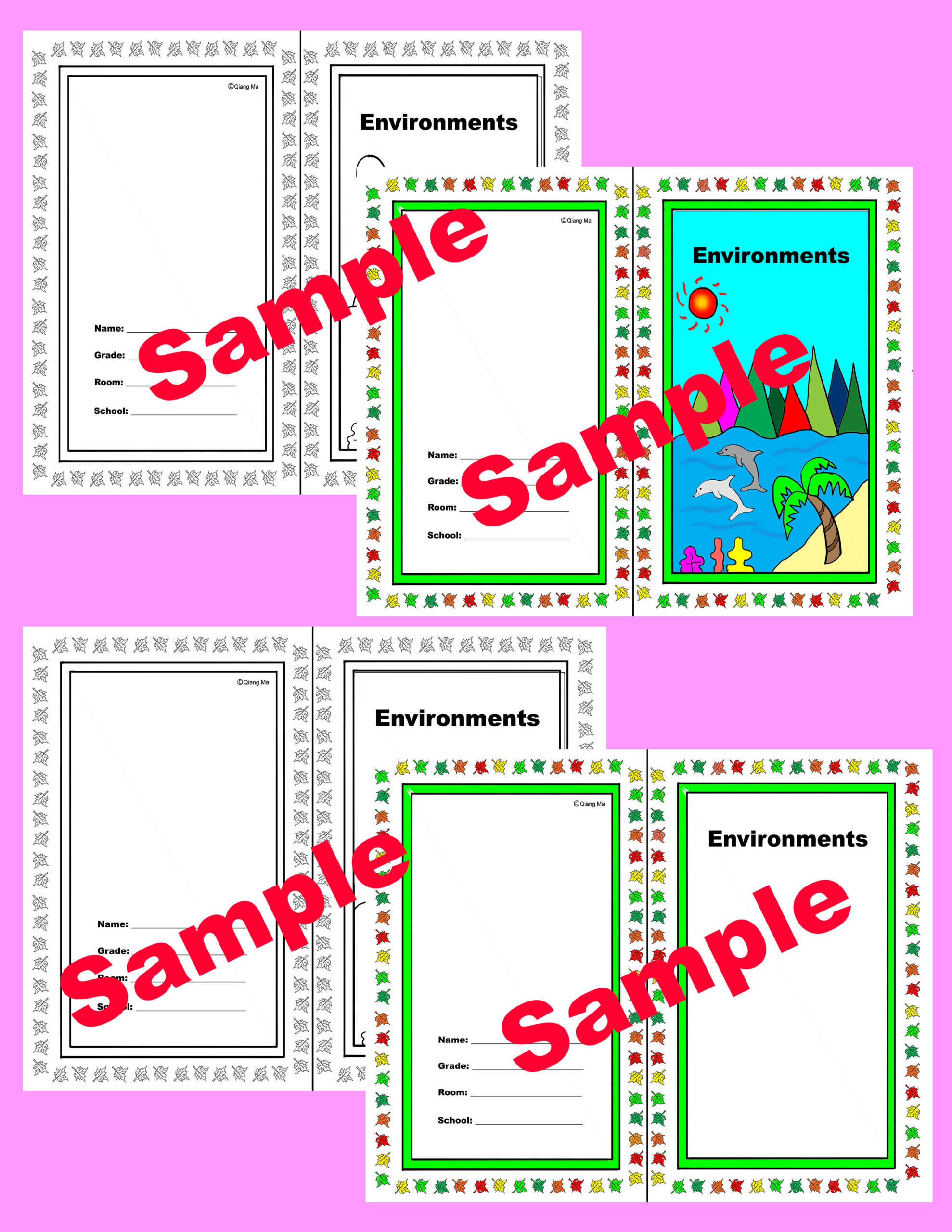 Science Project: Environment Vocabulary Booklet | Made By Teachers