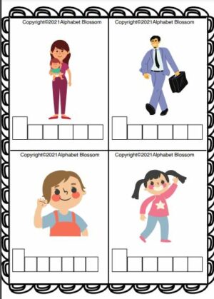 Family Themed Flashcards+Worksheets | Made By Teachers