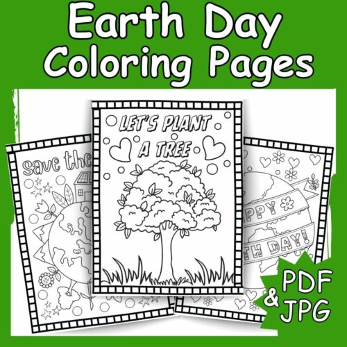Color Your Way to a Better Planet: Earth Day Coloring Pages for April ...