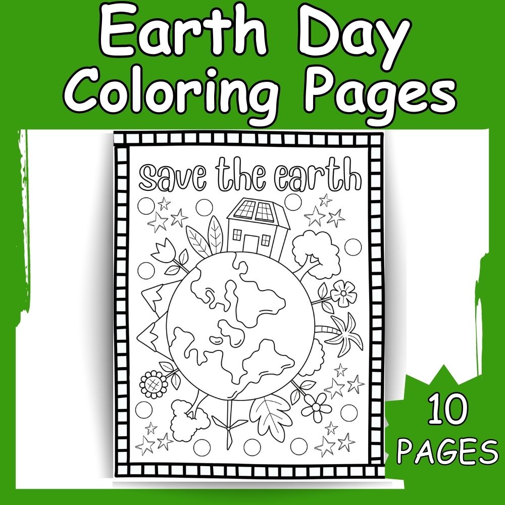 Color Your Way to a Better Planet: Earth Day Coloring Pages for April ...