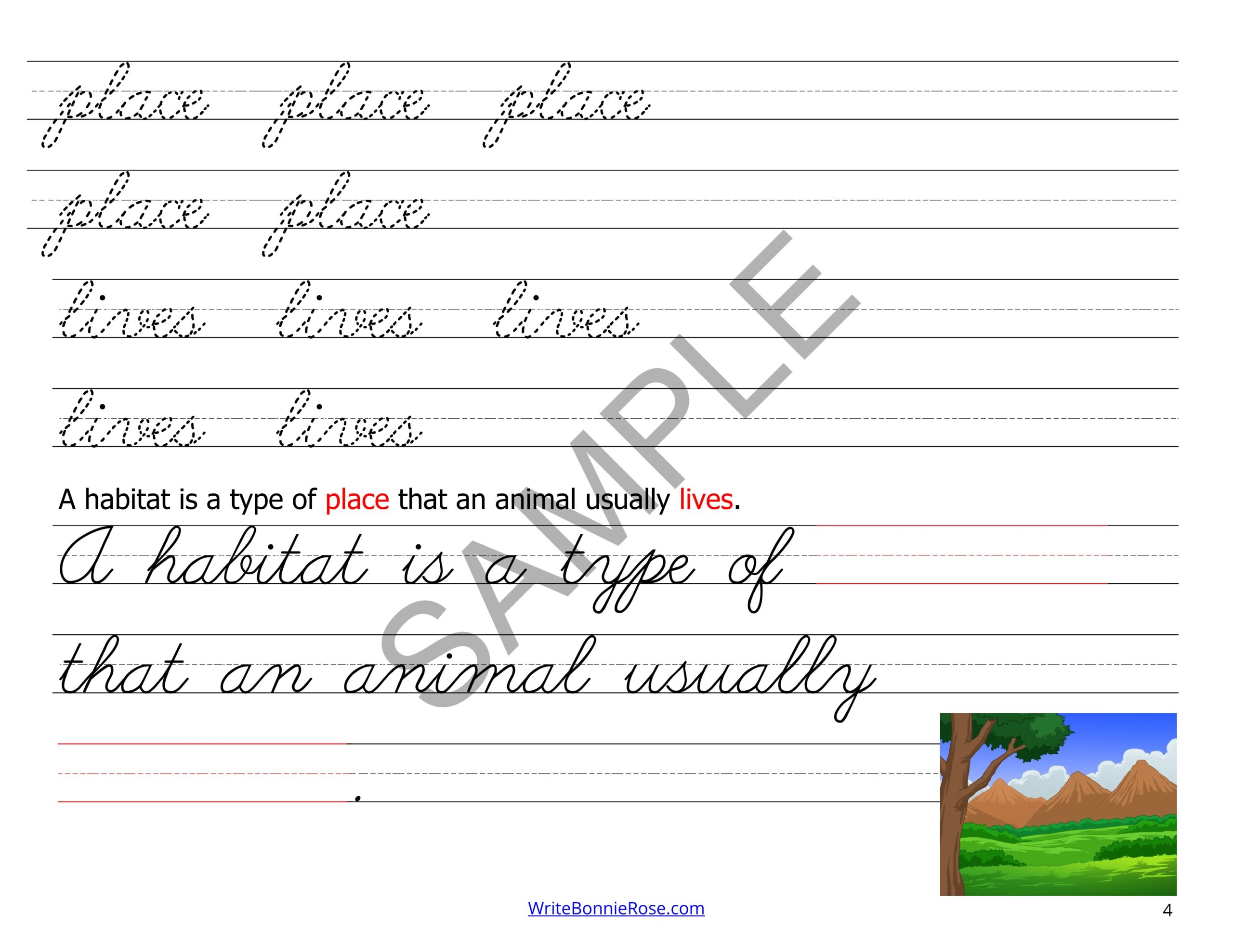 Handwriting Practice with Science-Cursive | Made By Teachers