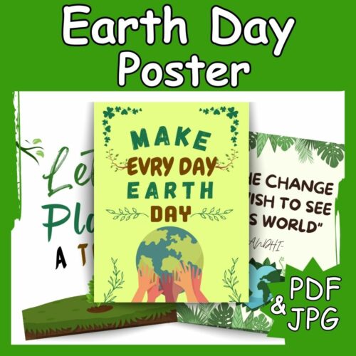 Earth Day Learning BUNDLE: Flashcards, Coloring Pages, Puzzles, and ...
