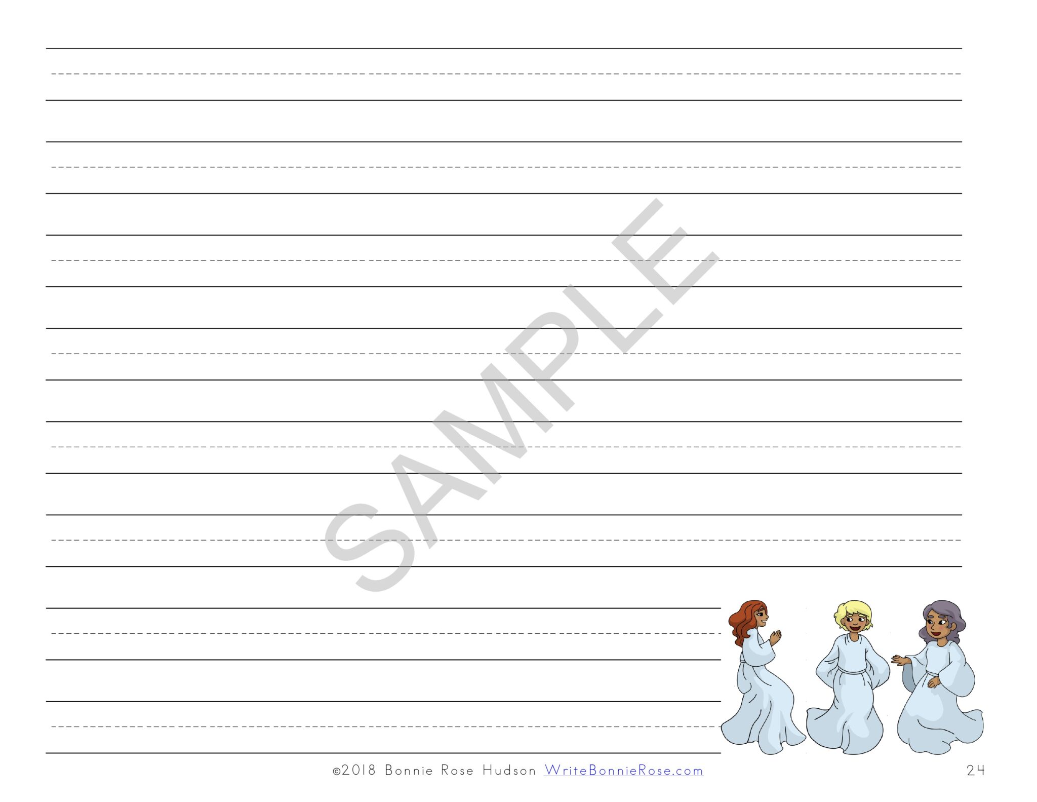 Handwriting Practice with the Nativity-Print | Made By Teachers