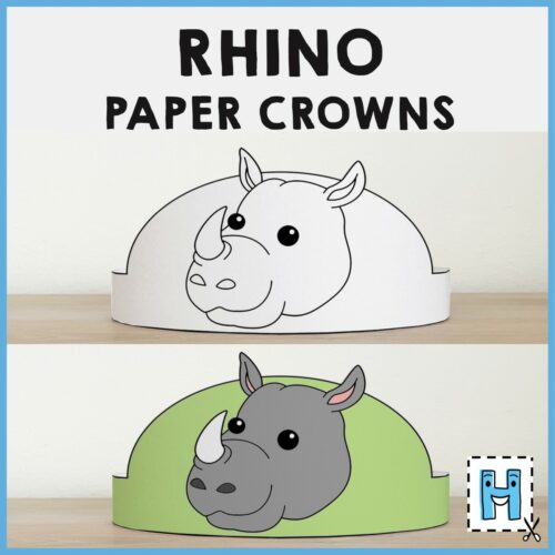 Wild West Paper Crowns Headbands Hats Printable Cowboy Craft Coloring ...