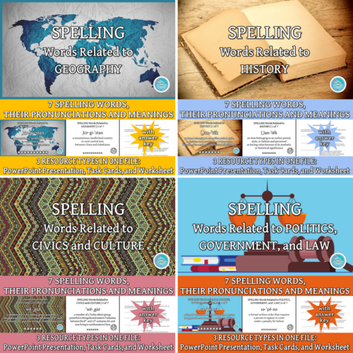 SPELLING Training | Bundle 5 | Made By Teachers