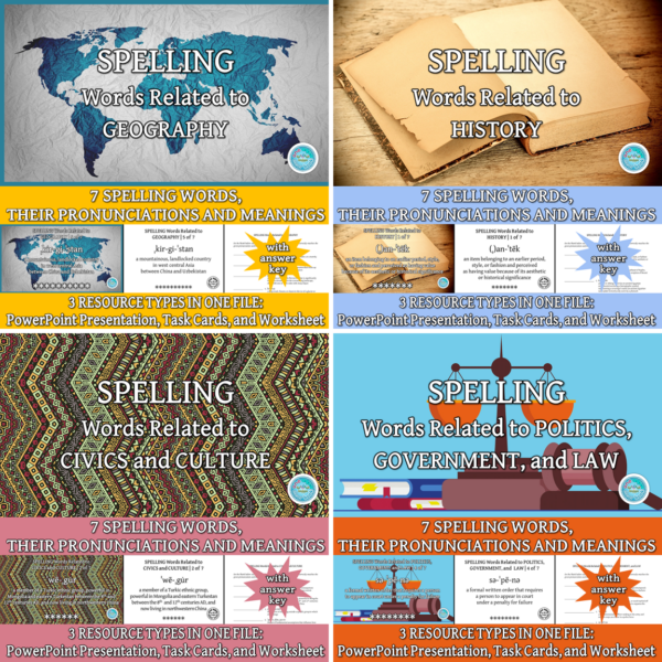 SPELLING Training | Bundle 5 | Made By Teachers