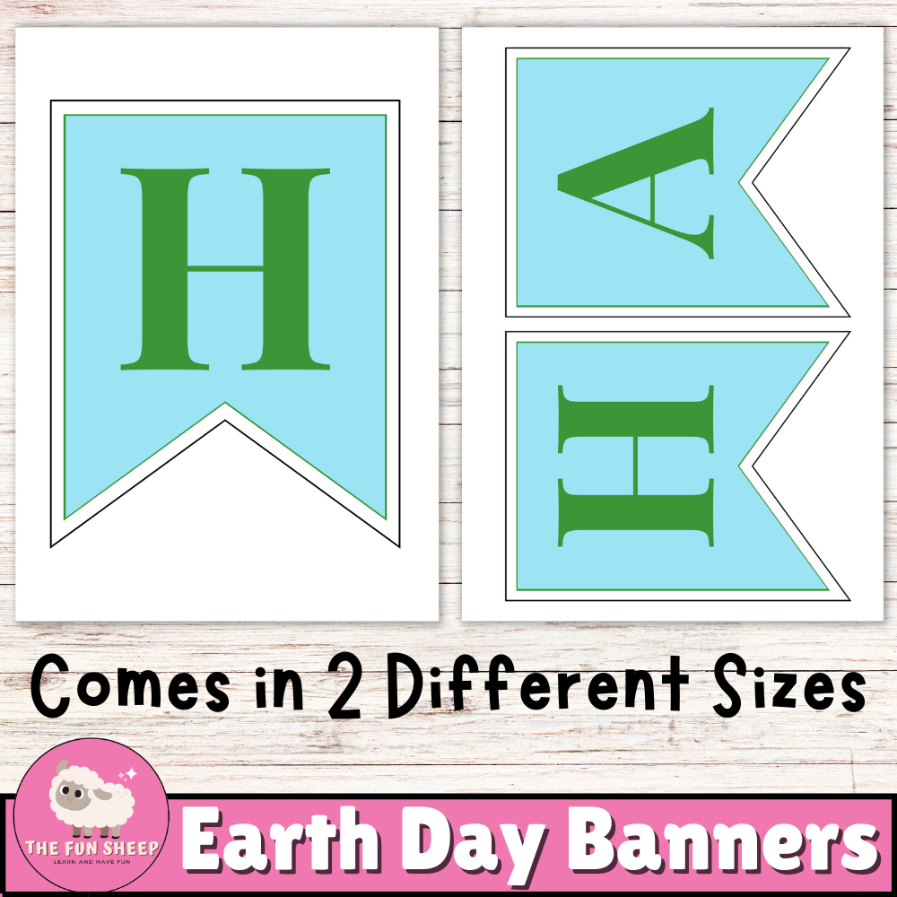 Earth Day Banners | Happy Earth day sign, Earth Day Classroom Decor SET ...