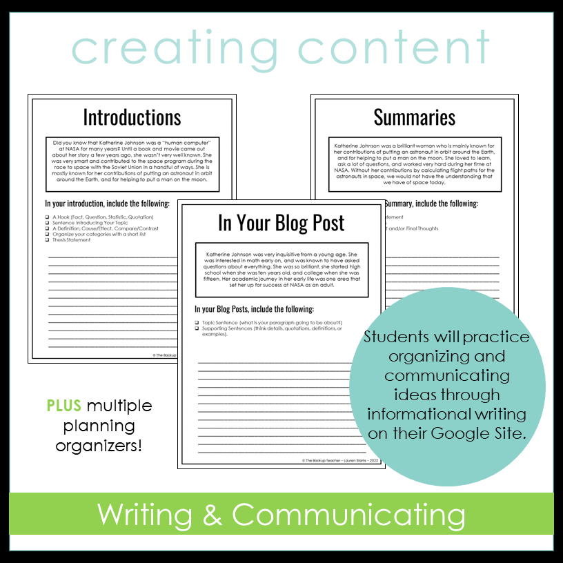 Biography Project - Space Exploration | Made By Teachers