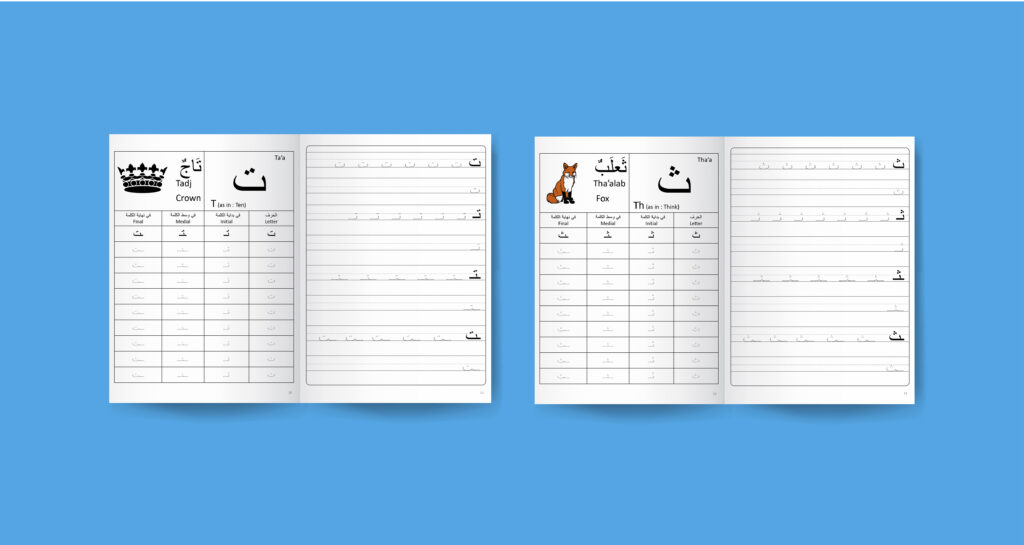 Arabic Letters Practice Book For Kids And Adults: Learn to Trace and ...