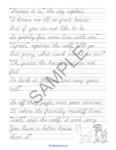 Aesop’s Fables in Rhyme Cursive Copywork, Vol. 1 | Made By Teachers