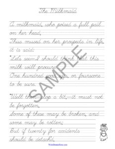 Aesop’s Fables in Rhyme Cursive Copywork, Vol. 2 | Made By Teachers