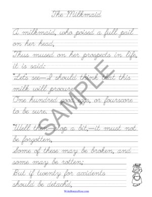 Aesop’s Fables in Rhyme Cursive Copywork, Vol. 2 | Made By Teachers