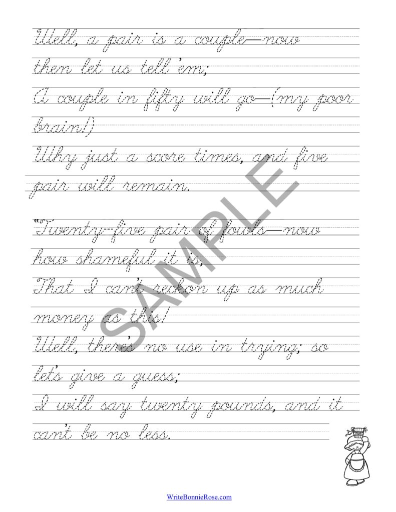 Aesop’s Fables in Rhyme Cursive Copywork, Vol. 2 | Made By Teachers