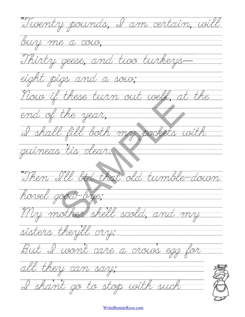 Aesop’s Fables in Rhyme Cursive Copywork, Vol. 2 | Made By Teachers