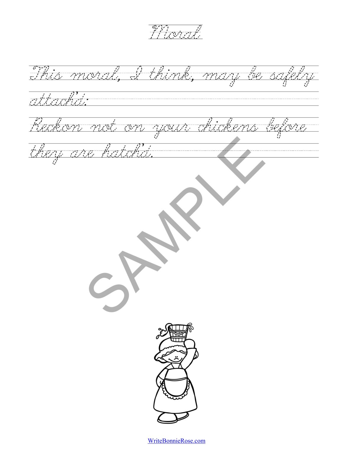 Aesop’s Fables in Rhyme Cursive Copywork, Vol. 2 | Made By Teachers