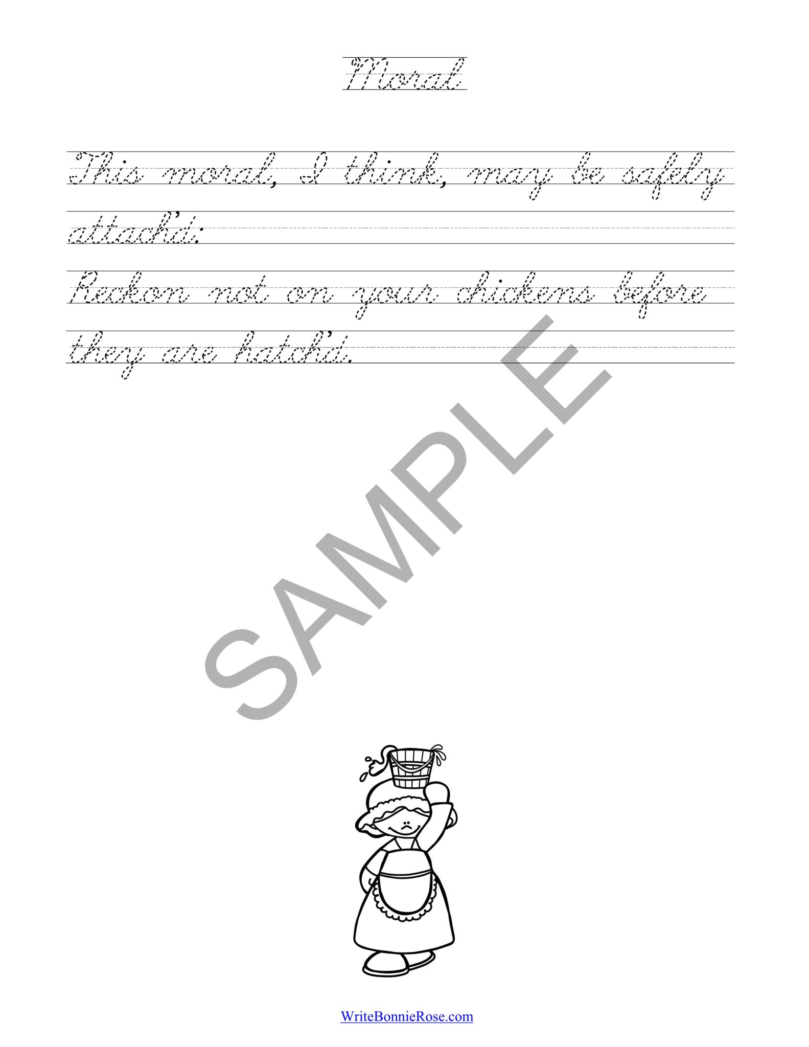 Aesop’s Fables in Rhyme Cursive Copywork, Vol. 2 | Made By Teachers