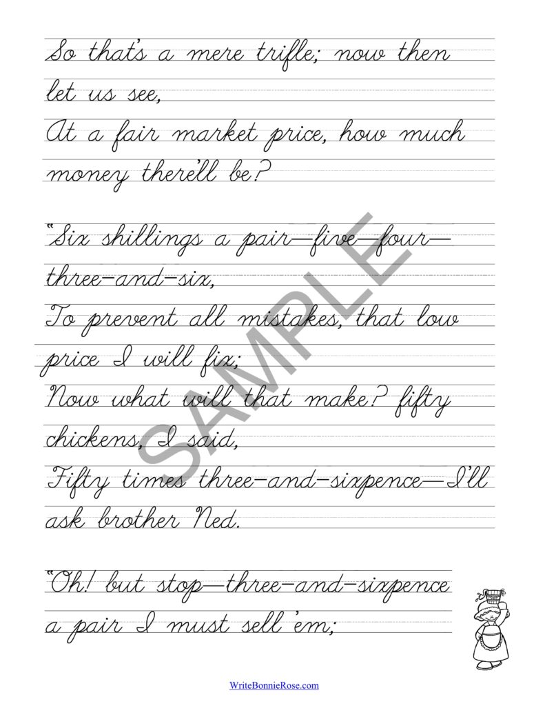 Aesop’s Fables in Rhyme Cursive Copywork, Vol. 2 | Made By Teachers