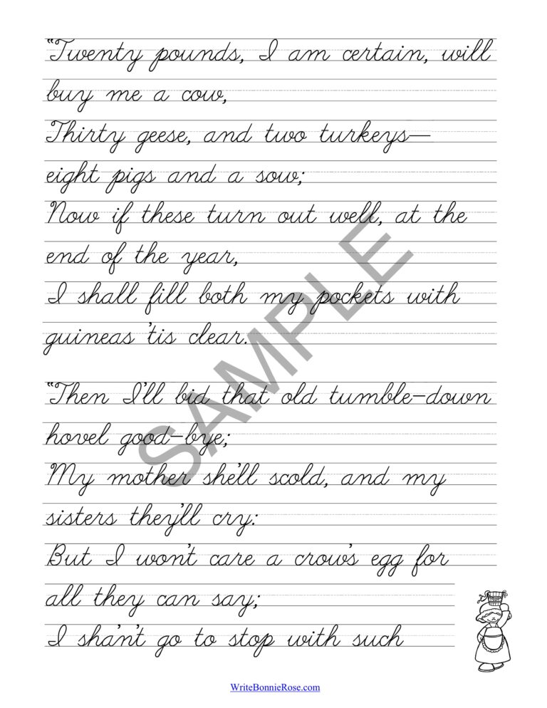 Aesop’s Fables in Rhyme Cursive Copywork, Vol. 2 | Made By Teachers