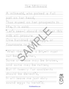 Aesop’s Fables in Rhyme Print Copywork, Vol. 2 | Made By Teachers