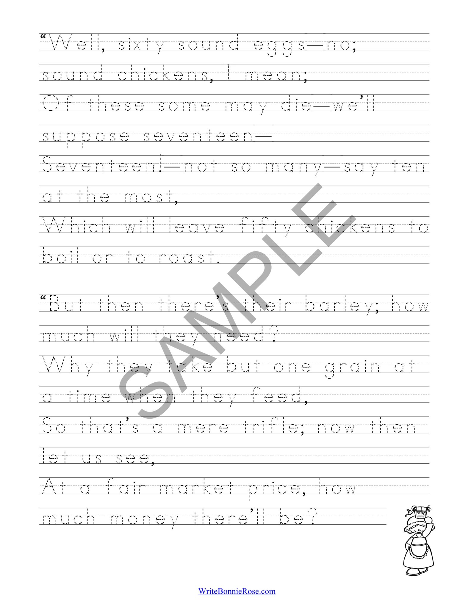 Aesop’s Fables in Rhyme Print Copywork, Vol. 2 | Made By Teachers
