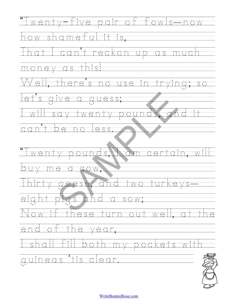 Aesop’s Fables in Rhyme Print Copywork, Vol. 2 | Made By Teachers