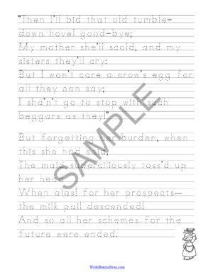 Aesop’s Fables in Rhyme Print Copywork, Vol. 2 | Made By Teachers