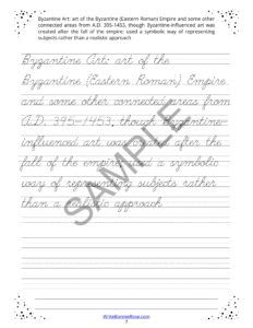 Art History Terms & Definitions Copywork-Cursive | Made By Teachers