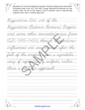 Art History Terms & Definitions Copywork-Cursive | Made By Teachers