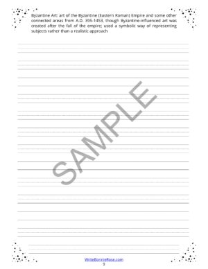 Art History Terms & Definitions Copywork-Cursive | Made By Teachers