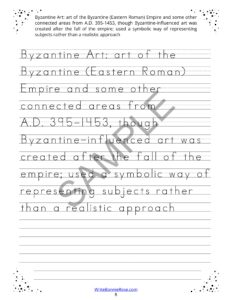 Art History Terms & Definitions Copywork-Print | Made By Teachers