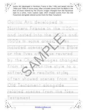 Art History Terms & Definitions Copywork-Print | Made By Teachers