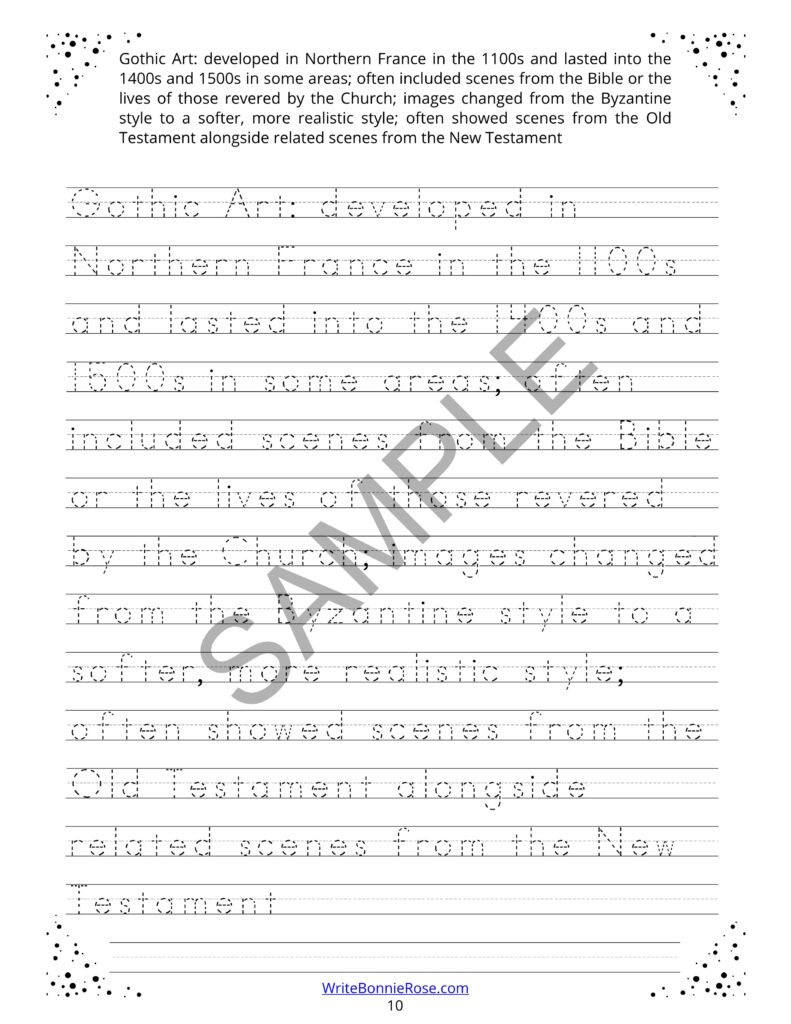 Art History Terms & Definitions Copywork-Print | Made By Teachers