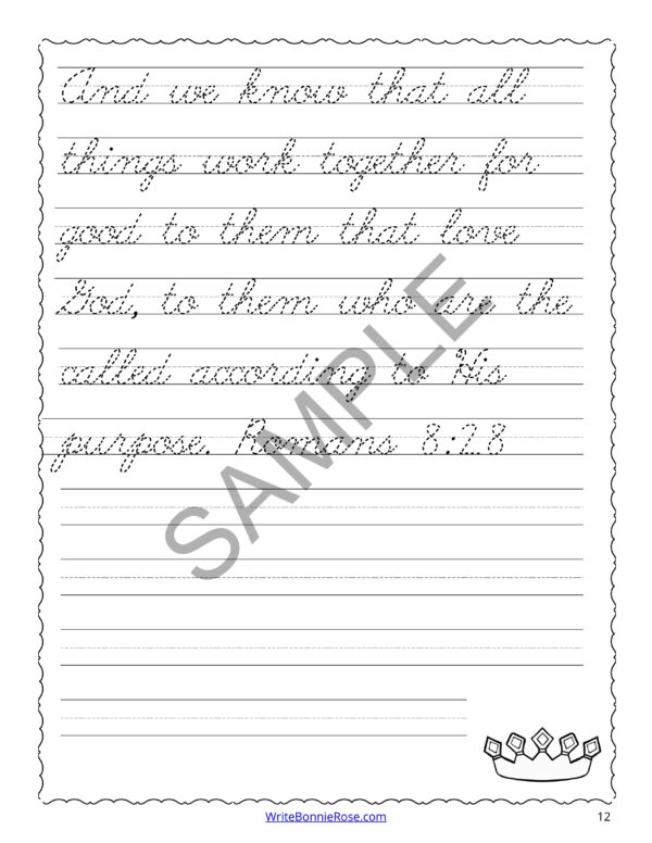 Biblical Feasts Cursive Copywork | Made By Teachers