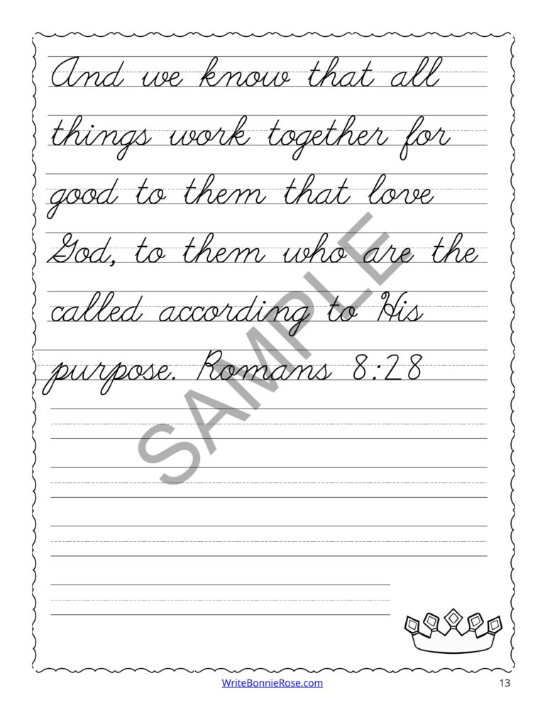 Biblical Feasts Cursive Copywork | Made By Teachers